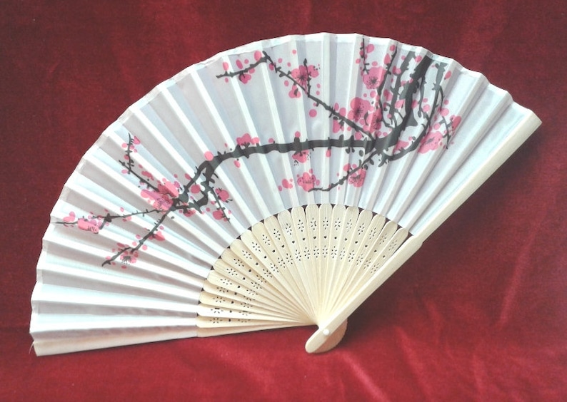 Elegant Beautiful Design Hand Fan Hand Held Fan Bamboo & | Etsy