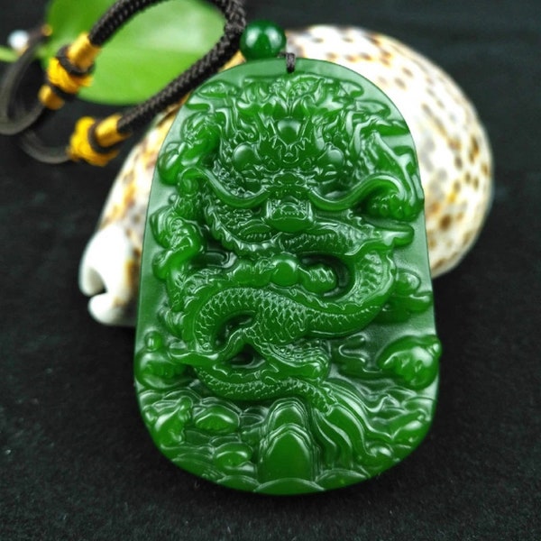 Jade Luck Pendant - Etsy