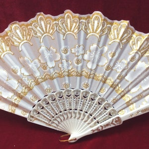 Elegant, Beautiful Design Hand Fan, Hand Held Fan, Wedding, Bride ...