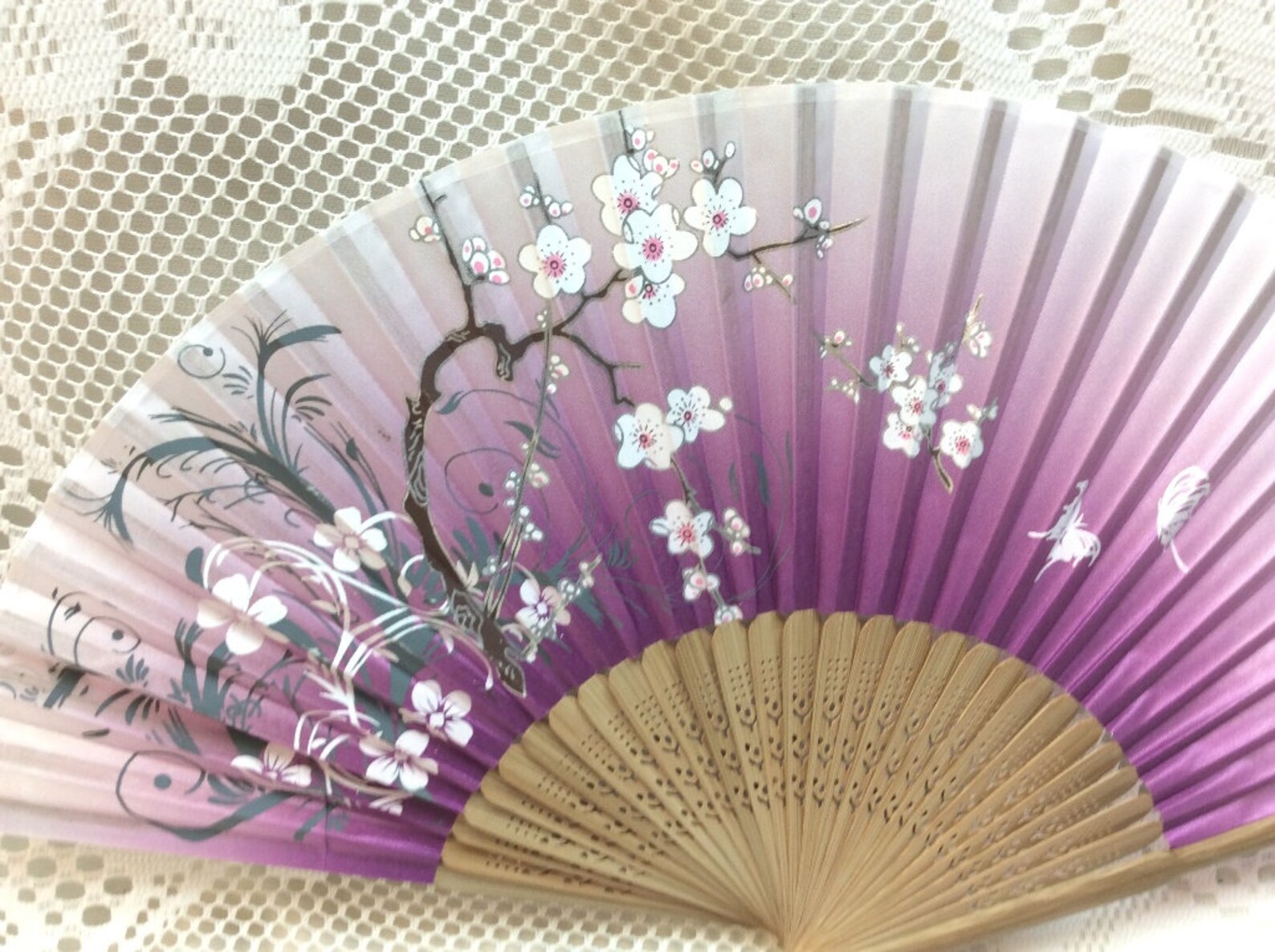 Elegant Beautiful Design Hand Fan Hand Held Fan Oriental - Etsy
