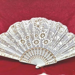 Elegant, Beautiful Design Hand Fan, Hand Held Fan, Wedding, Bride ...
