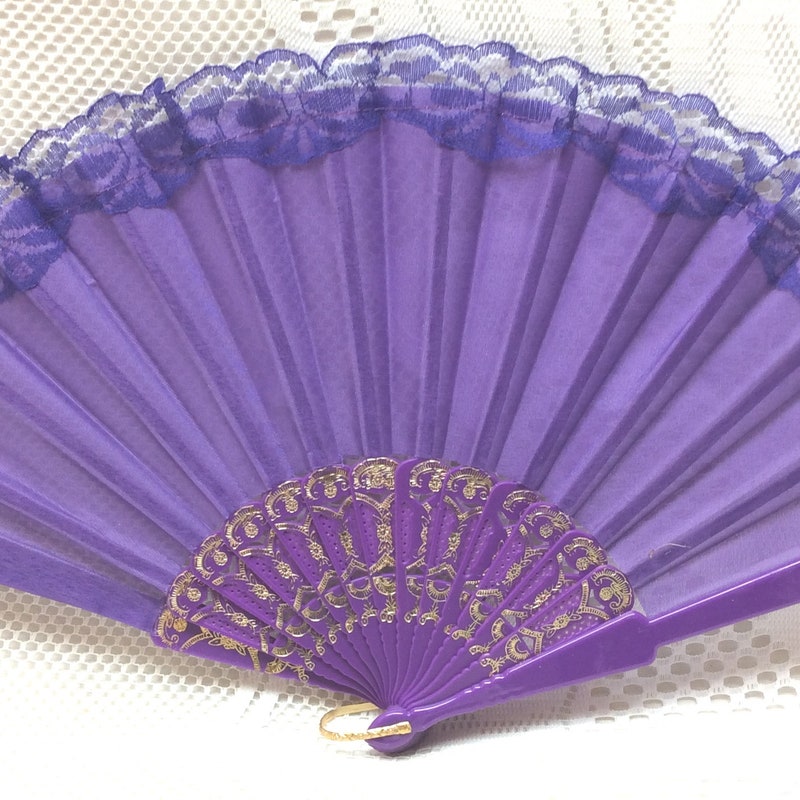 Lace Hand Fan - Etsy