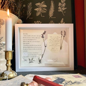 Letter to Gillian Practical Magic Wall Art Featuring Vintage Paper and ...