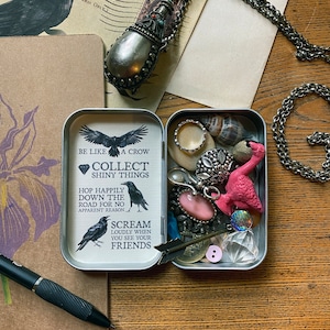 The Original Crow's Curiosity Trinket Box With Treasure Collection ...