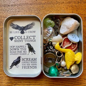 The Original Crow's Curiosity Trinket Box With Treasure Collection ...