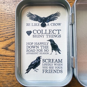 DIY Crow Surprise Box Host a Crow Party Trinket Boxes Ready to Fill ...