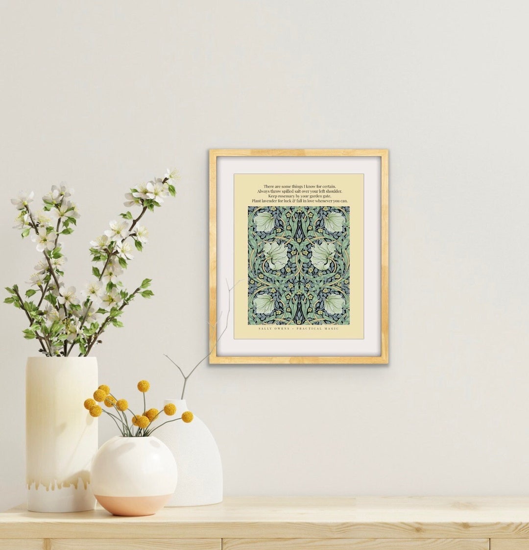 Practical Magic Printable - Sally's Iconic Quote With Witchy Florals ...