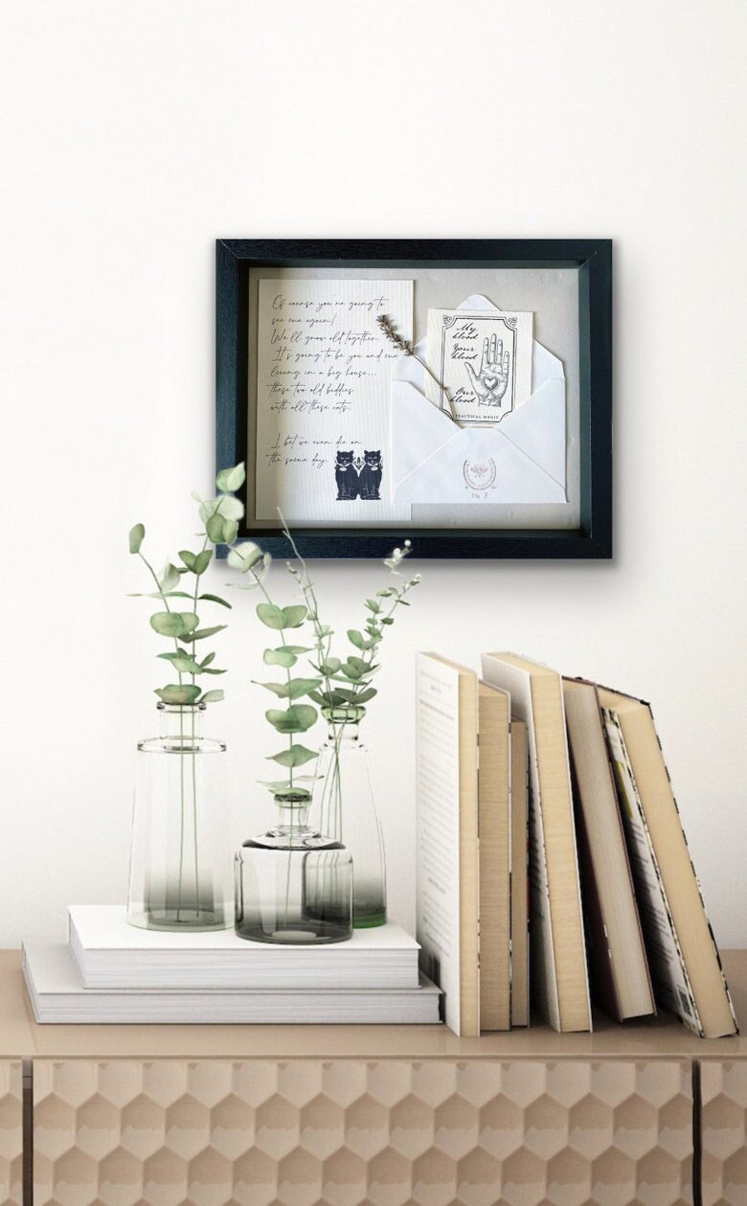 Gillian Owens Quote From Practical Magic, Witchy Home Decor, Black Cat ...