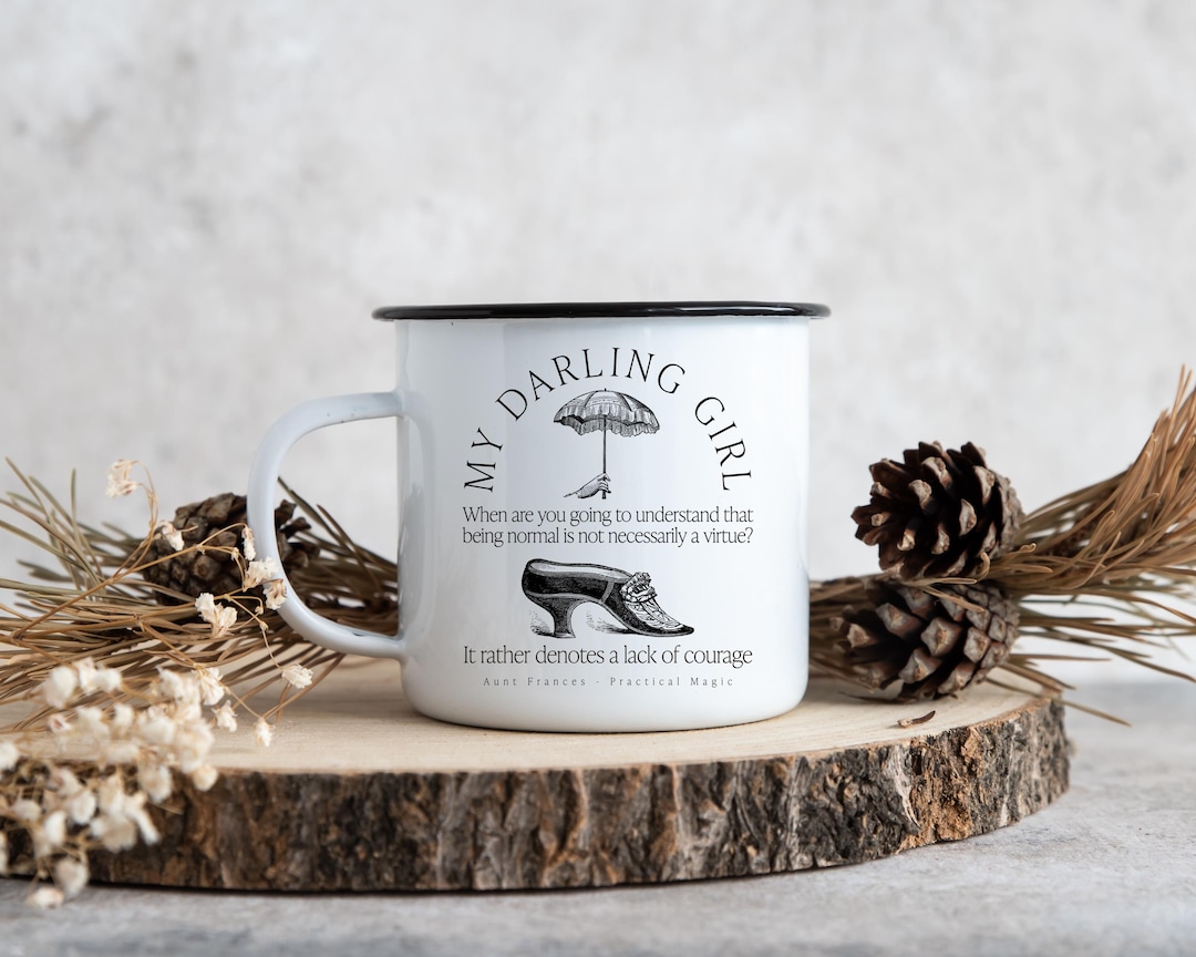 Practical Magic Enamel Mug, Aunt Frances Quote, Witchy Vintage Art - Etsy