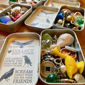 The Original Crow's Curiosity Trinket Box With Treasure Collection ...