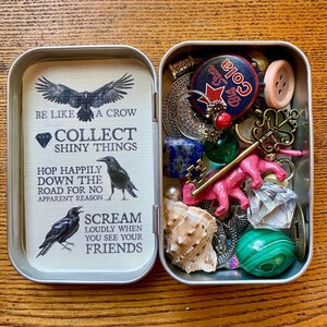 The Original Crow's Curiosity Trinket Box With Treasure Collection ...