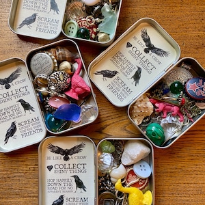 The Original Crow's Curiosity Trinket Box With Treasure Collection ...