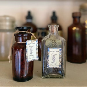 Practical Magic Witch Apothecary Label Collection Tequila, Belladonna ...