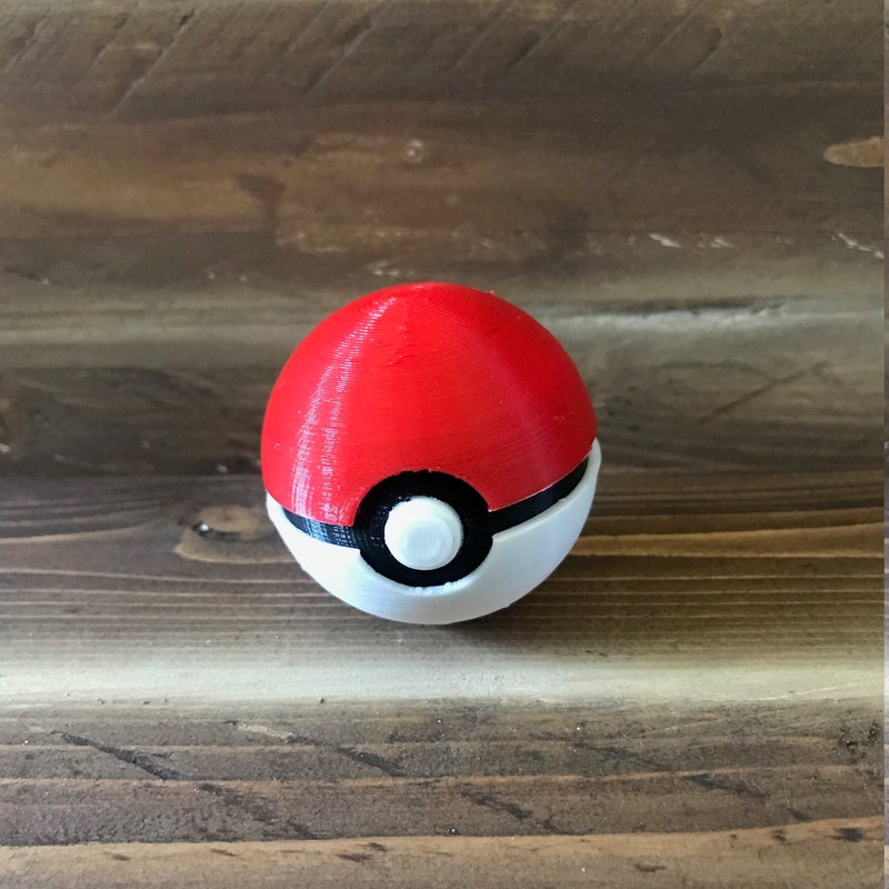 3d Print Pokeball File - Etsy