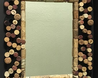 Cork mirror | Etsy