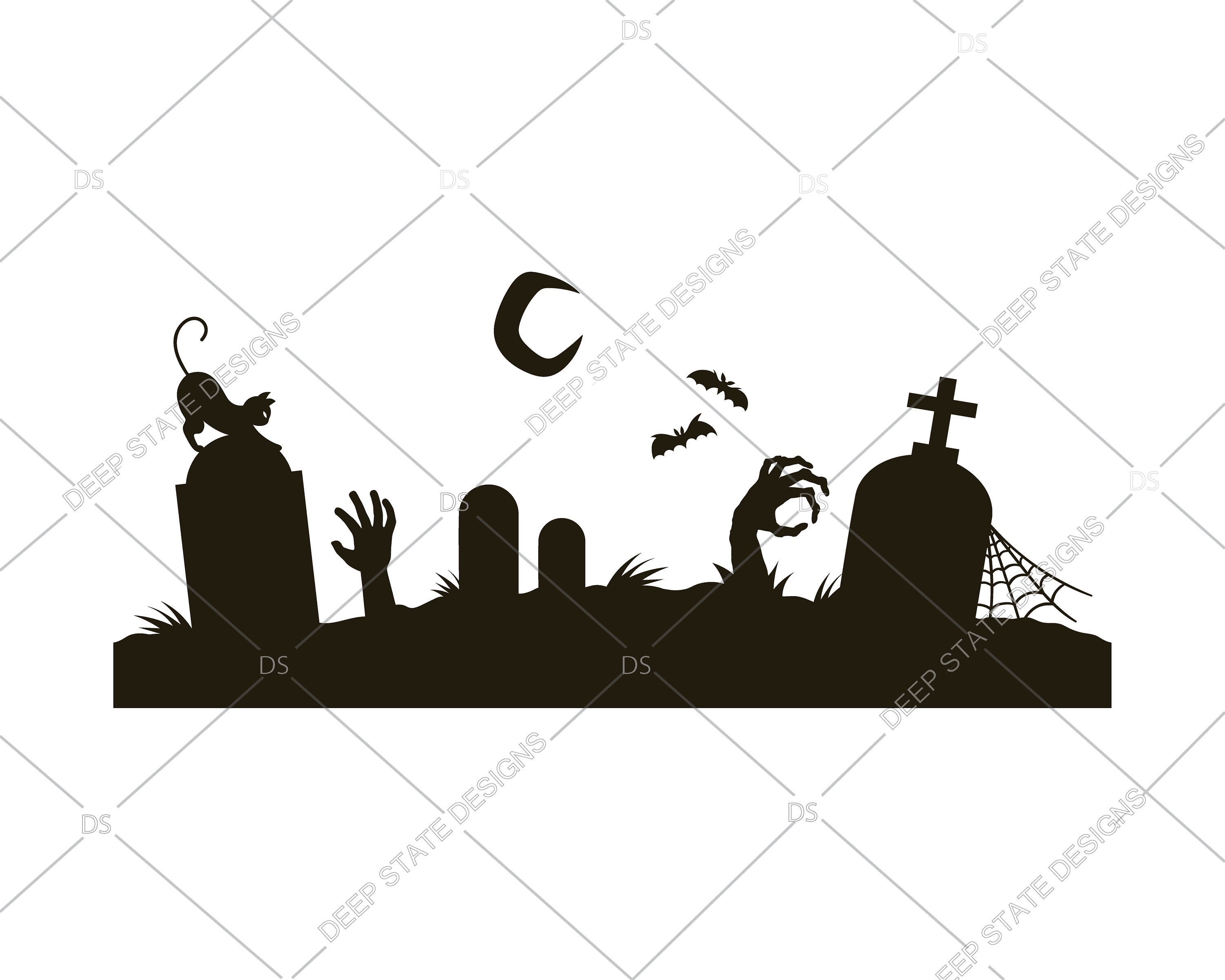 Graveyard Silhouette