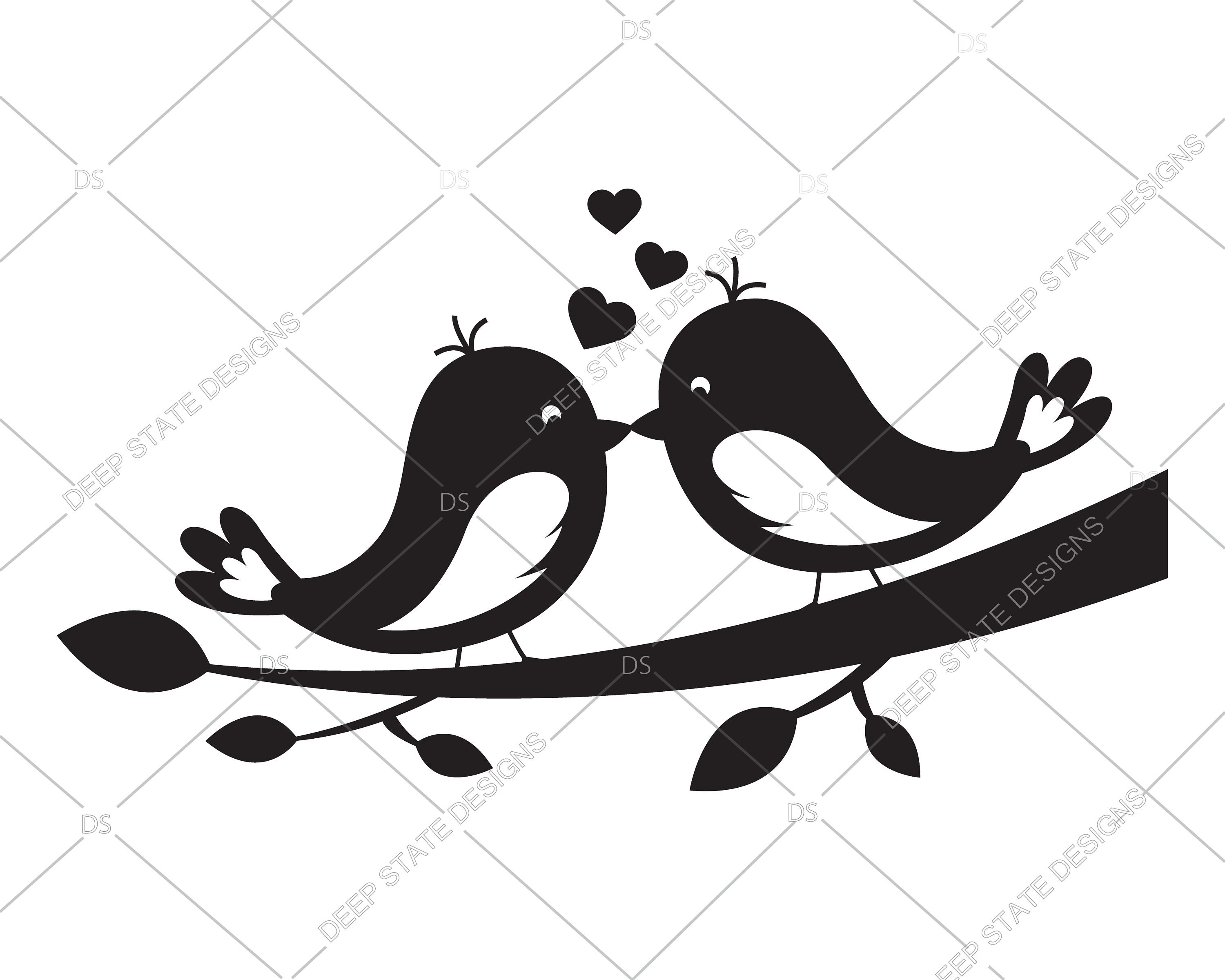 Love Birds Svg Valentines Day Svg Valentines Svg Bird Svg | Etsy