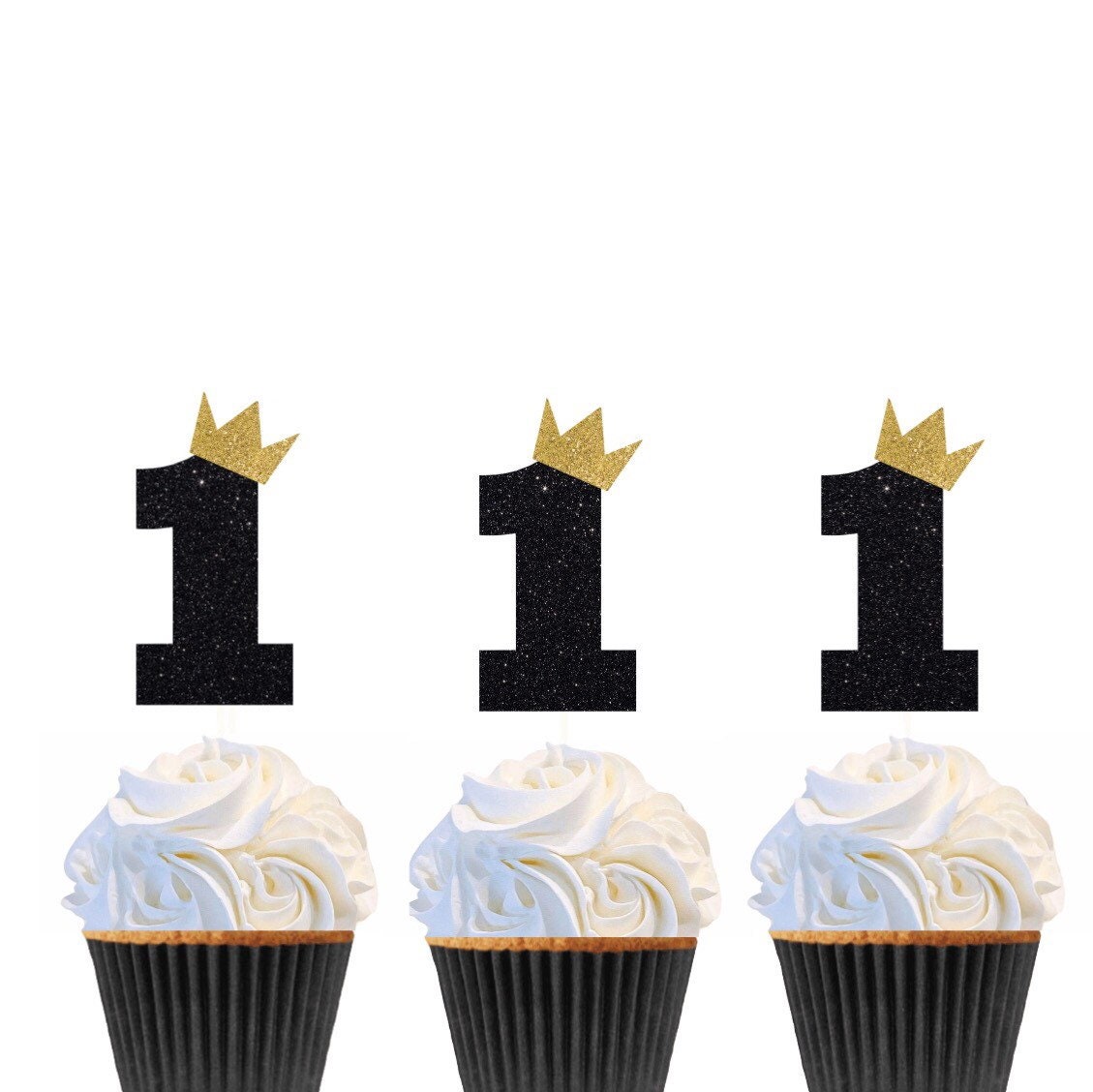 12 the Big One Cupcake Toppers-first Birthday-the Notorious - Etsy