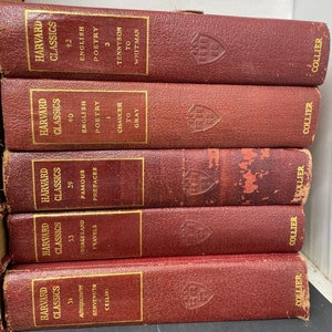 Collection 20 Vols. Harvard Classics P.F. Collier First Edition 1909 - Etsy