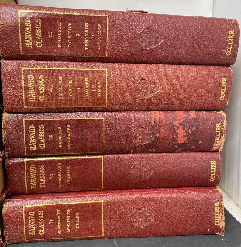 Collection 20 Vols. Harvard Classics P.F. Collier First Edition 1909 - Etsy
