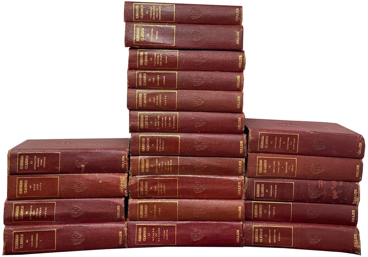Collection 20 Vols. Harvard Classics P.F. Collier First Edition 1909 - Etsy