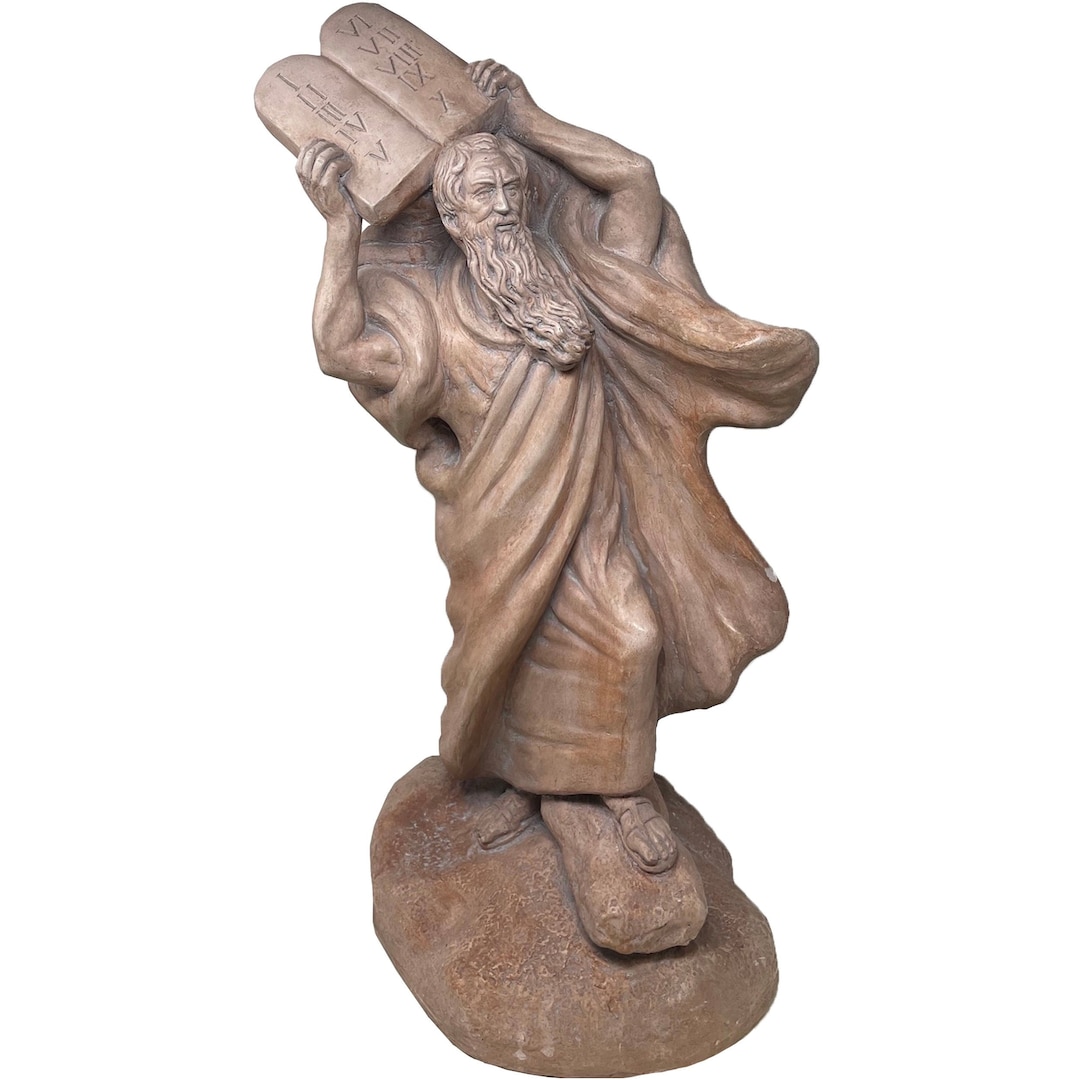 Robust Vintage Moses Ten Commandments Bust - Etsy