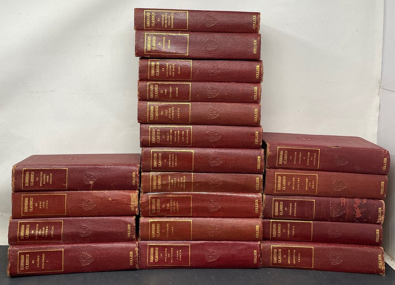 Collection 20 Vols. Harvard Classics P.F. Collier First Edition 1909 - Etsy