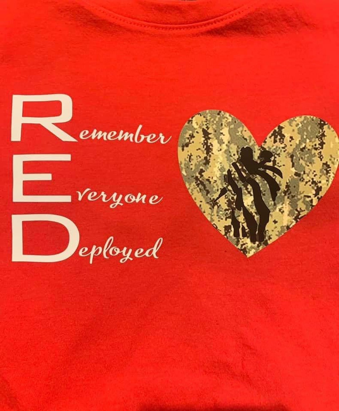 R.E.D Remember Everyone Deployed - Etsy