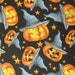 Halloween Fabric Jack-O-Lantern Fabric 100% Cotton | Etsy