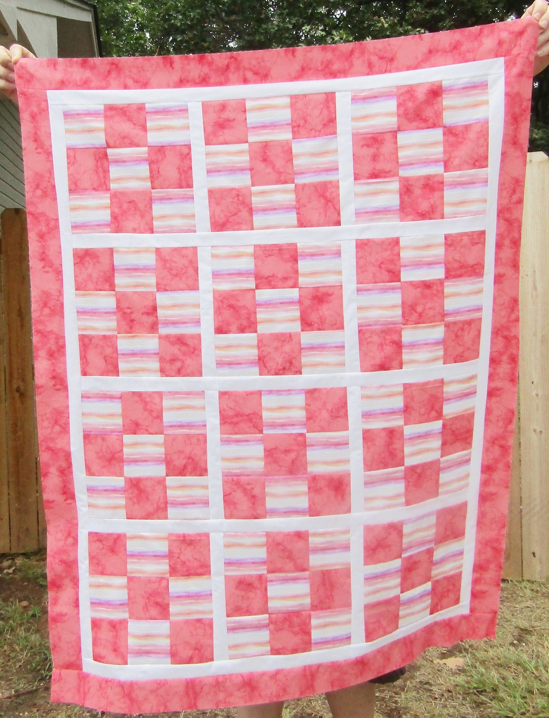 Nine Patch Squares Quilt Pattern PDF by Simpson Designs Studio, Digital ...