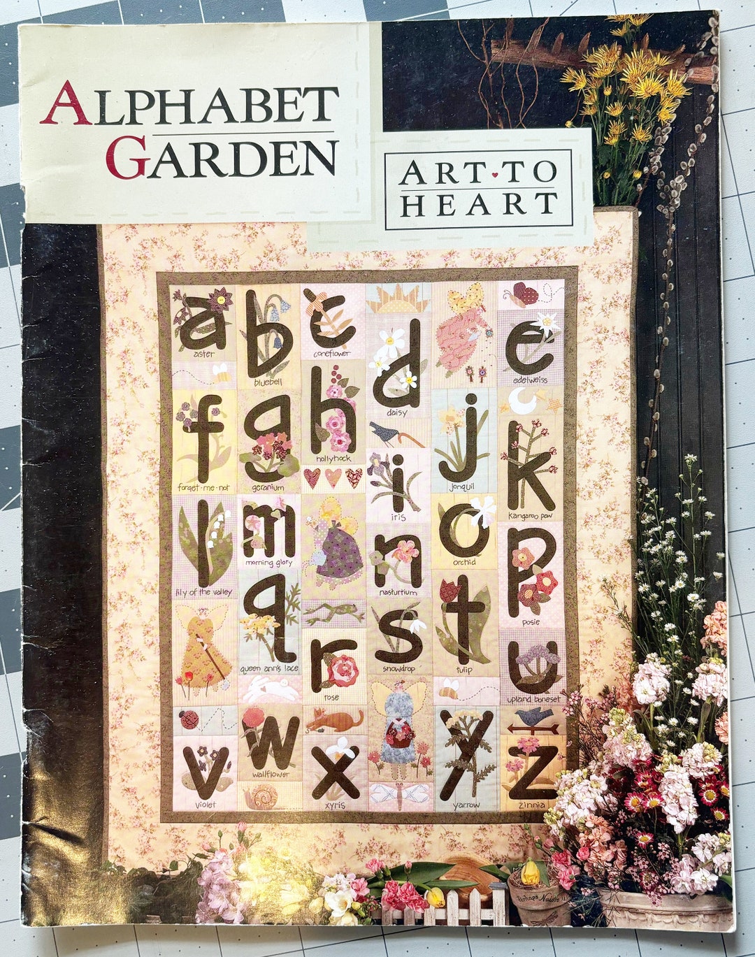 Art to Heart Alphabet Garden Patterns by Nancy Halvorsen, Quilt ...