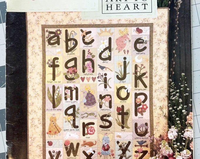 Art to Heart Alphabet Garden Patterns by Nancy Halvorsen, Quilt ...