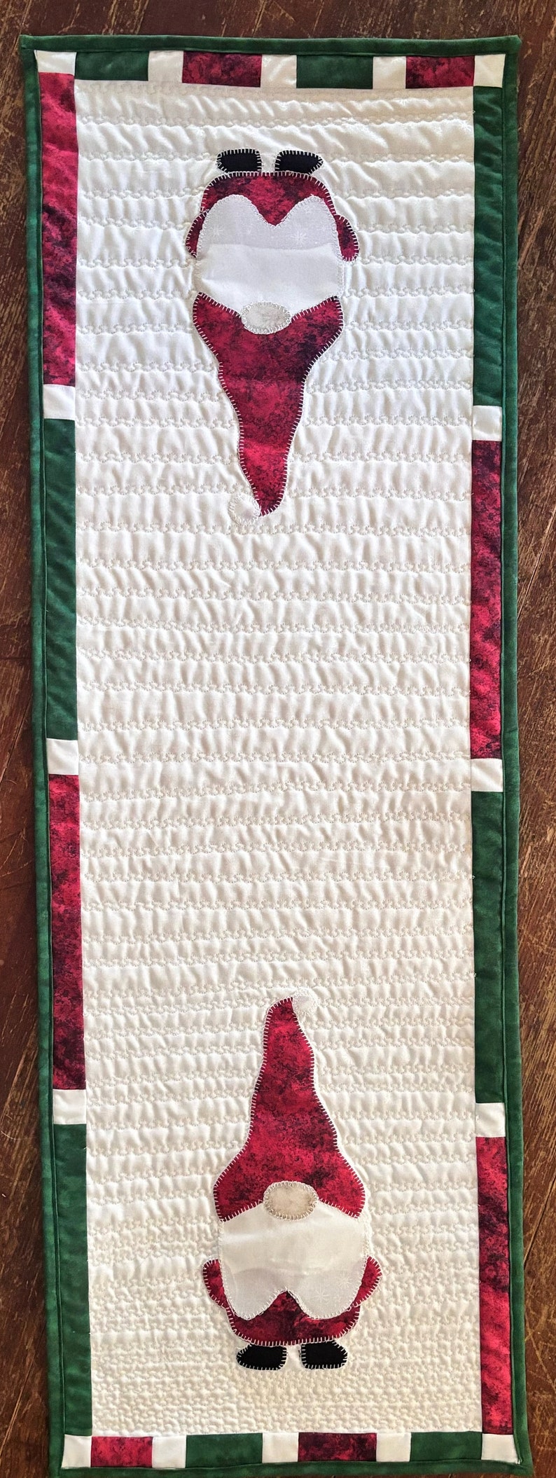 Christmas Gnomes Table Runner Pattern PDF by Simpson Designs Studio ...