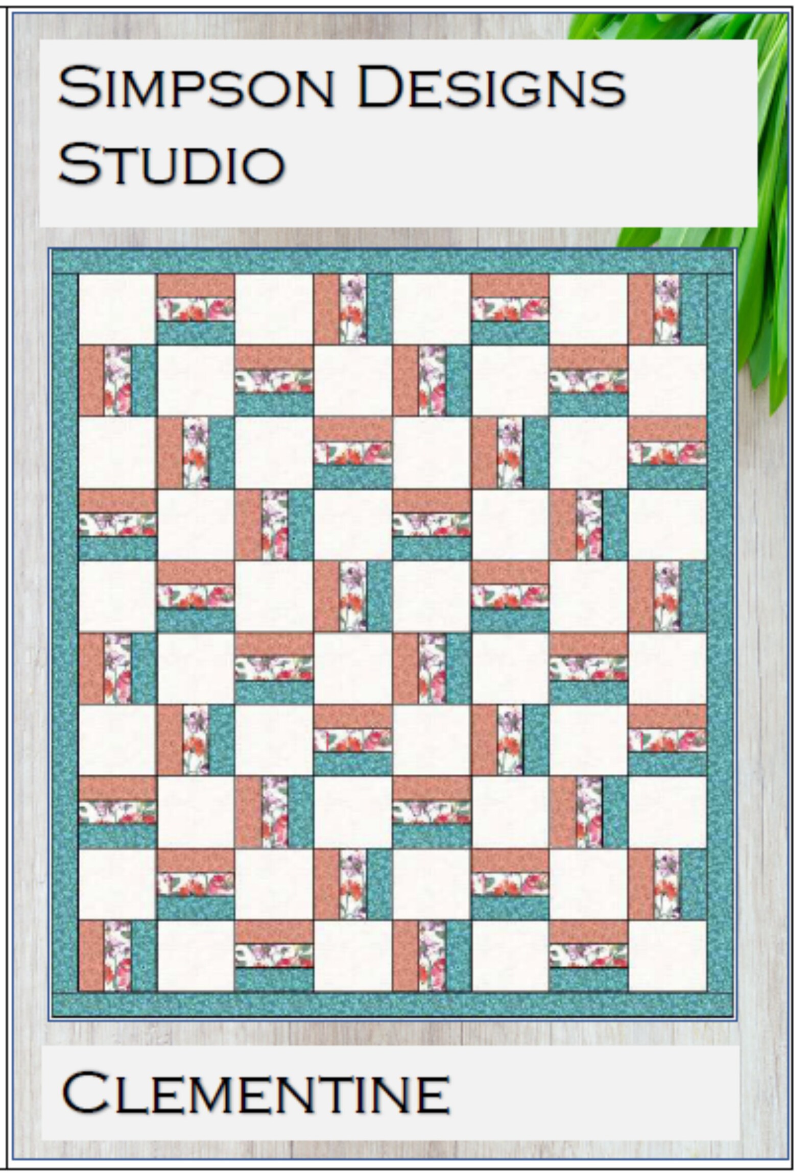 Clementine Quilt Pattern PDF by Simpson Designs Studio, Digital Pattern ...