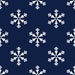 Christmas Fabric Snowfall Allover on Navy Fabric, Fabric by the Yard ...