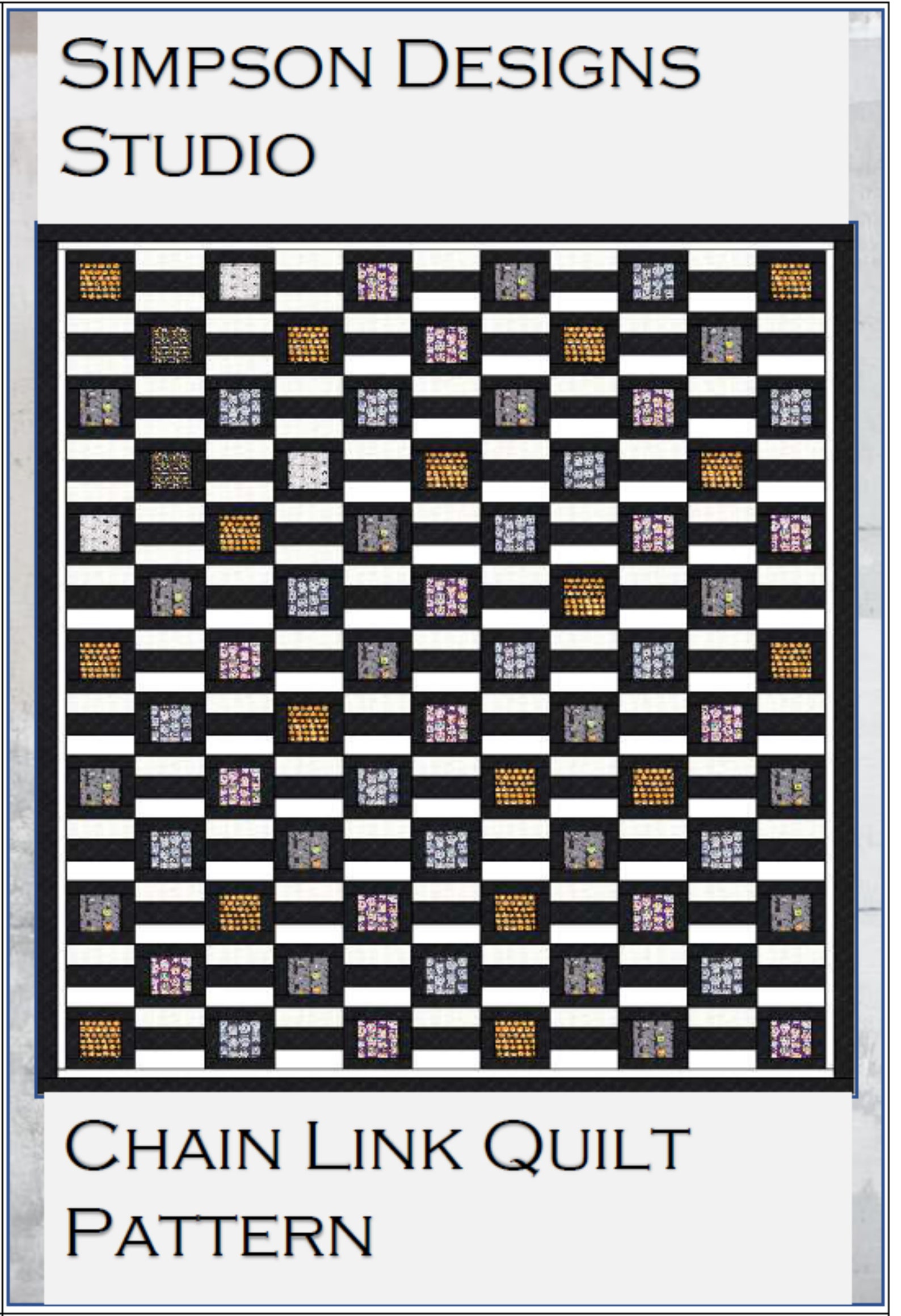 Chain Link Quilt Pattern PDF by Simpson Designs Studio, Digital Pattern, Easy Pattern, Beginner ...