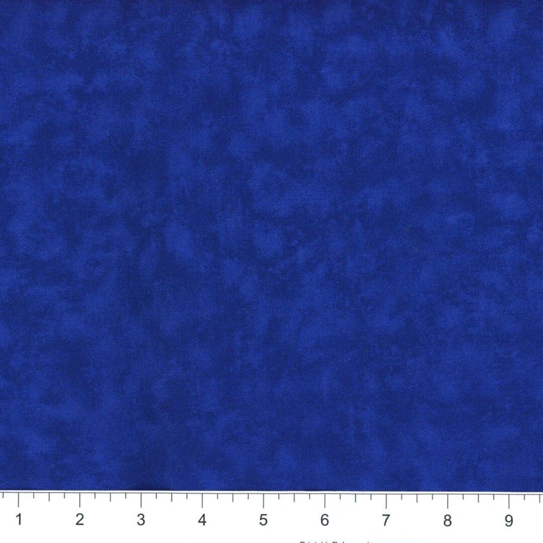 STORE CLOSING SALE - End of Bolt - 36" X 42/43" - Royal Blue Mottled ...