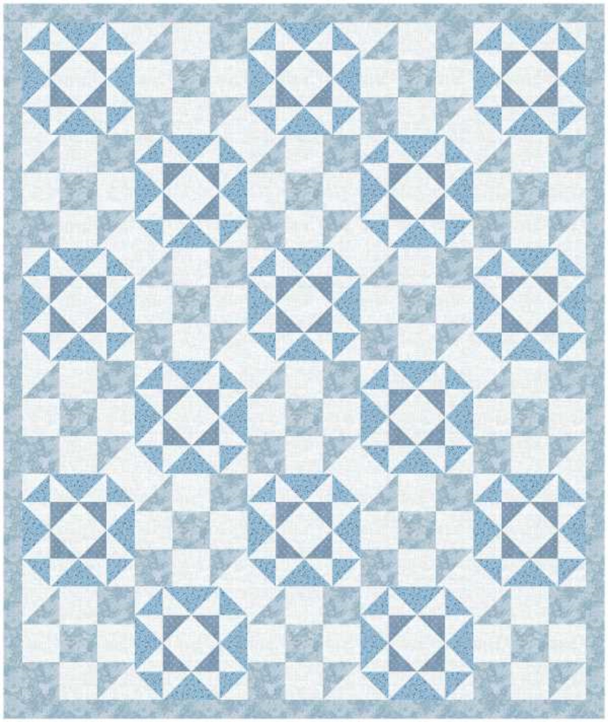 Frosted Stars Quilt Pattern by Simpson Designs Studio - Etsy