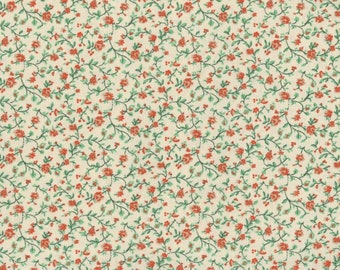 Green Calico Fabric | Etsy