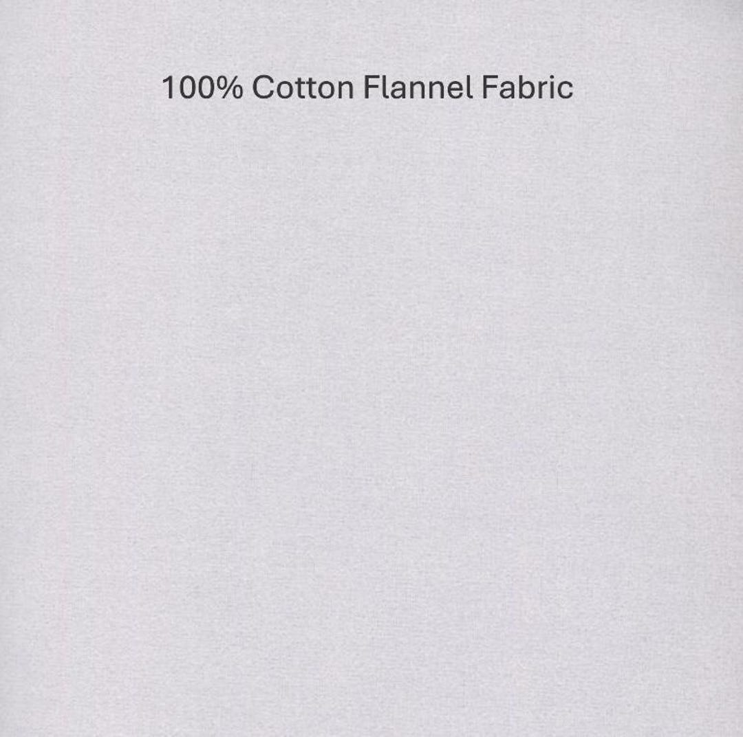 Gray Flannel Fabric, Fabric by the Yard, 100% Cotton Flannel Fabric - Etsy