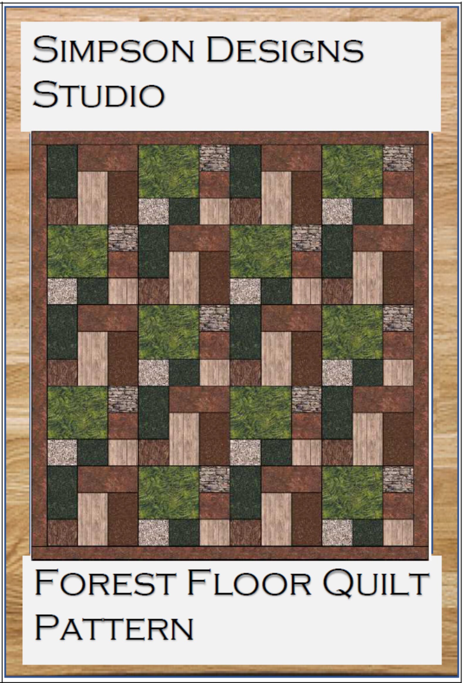 Forest Floor Quilt Pattern PDF by Simpson Designs Studio - Etsy