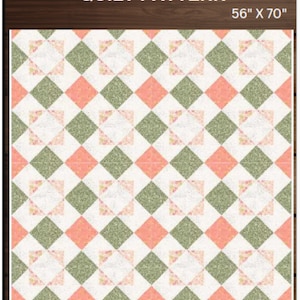 Diamond Mirage Quilt Pattern PDF by Simpson Designs Studio, Digital ...