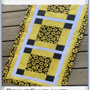 Bright Sunflower Table Runner Quilt Kit by Simpson Designs Studio - Etsy