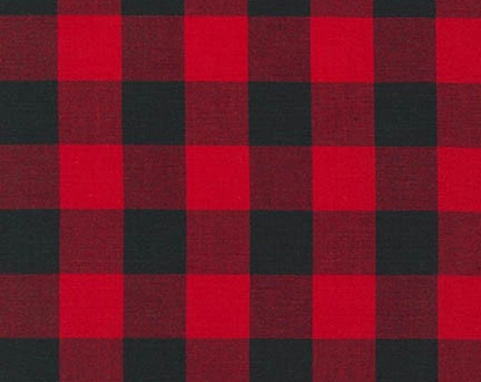 Buffalo Check Fabric Tiny Buffalo Check Red and Black by Sugarfresh Red ...