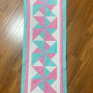 Double Pinwheel Table Runner Pattern PDF by Simpson Designs Studio ...
