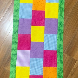 Scrappy Table Runner Pattern PDF by Simpson Designs Studio, Digital ...