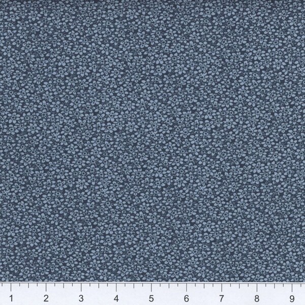 Light Blue Calico Fabric - Etsy
