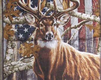 Deer Fabric Panel - Etsy