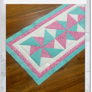 Double Pinwheel Table Runner Pattern PDF by Simpson Designs Studio ...