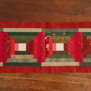 Log Cabin Table Runner Pattern by Simpson Designs Studio, Physical ...